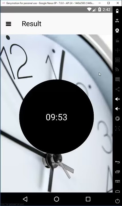 React Native timer test app - YouTube