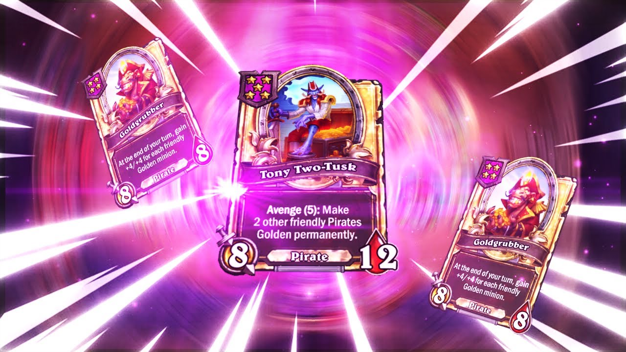 Early Golden Tony into Pirates Madness | Rdu Hearthstone Battlegrounds ...