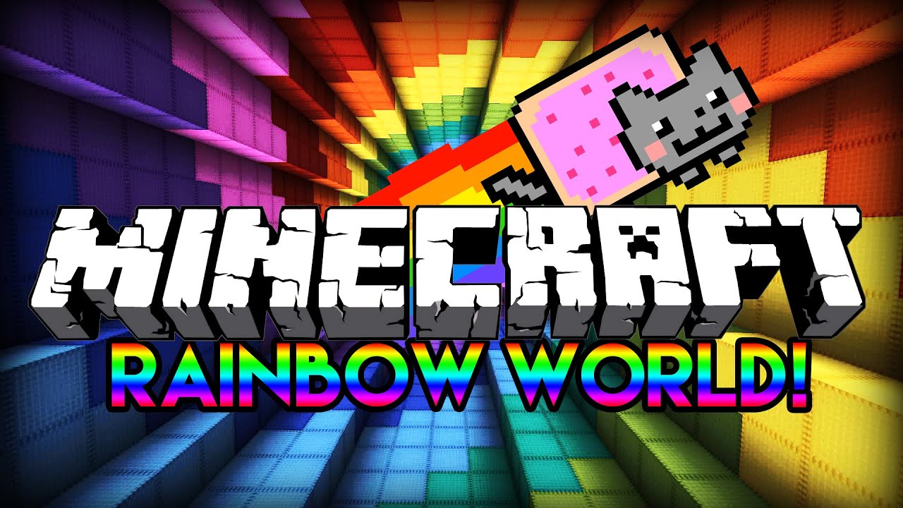 Minecraft, But I have RAINBOW ARMOR! - Mod Showcase - YouTube