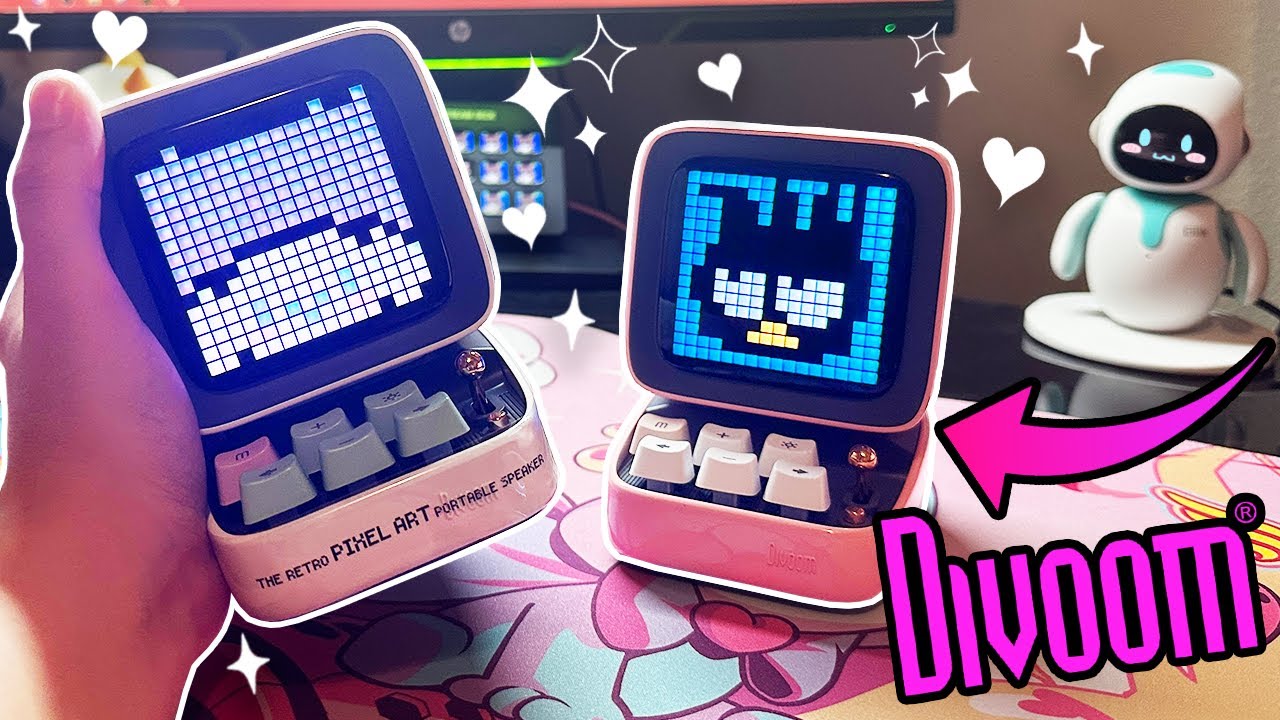 Mini Computador de Pixel Art (Decoração para Setup 2024) - Divoom Ditoo ...