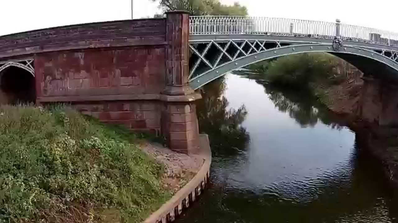 Powick Bridge Worcester UK site of the famous battle of Worcester - YouTube