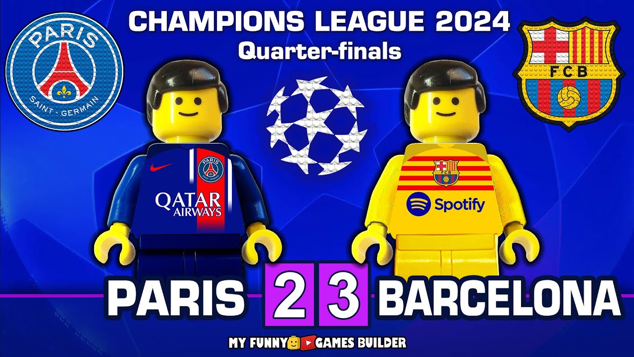 PSG Paris vs Barcelona 2-3 • Champions League 2024 • All Goals ...