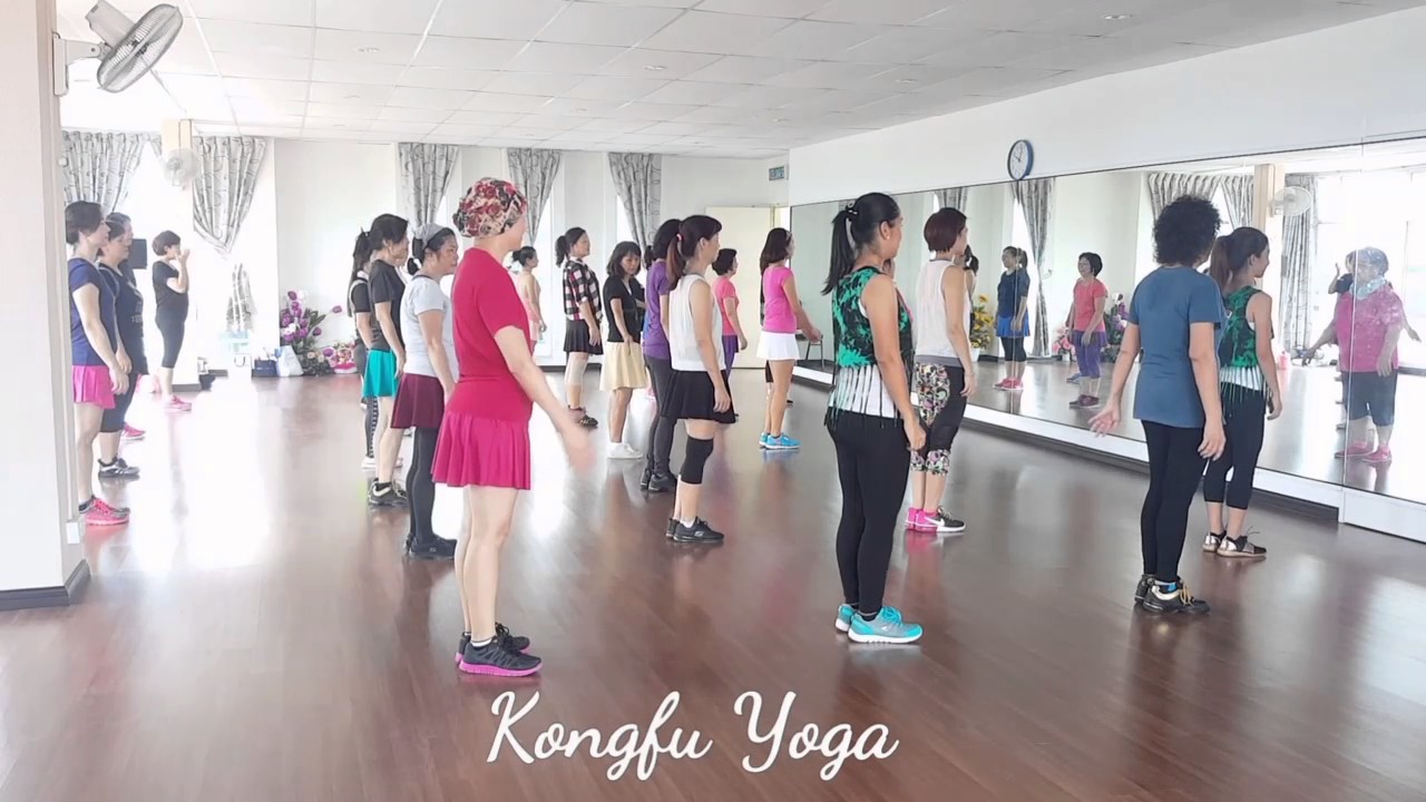 advanced class practice ' kongfu yoga' - YouTube