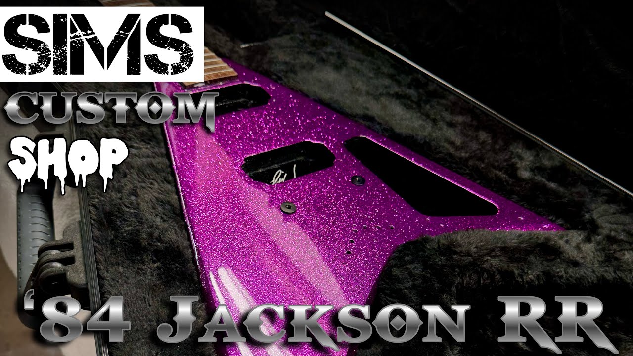 1984 Jackson USA Randy Rhoads RR - Magenta Metal Flake - YouTube