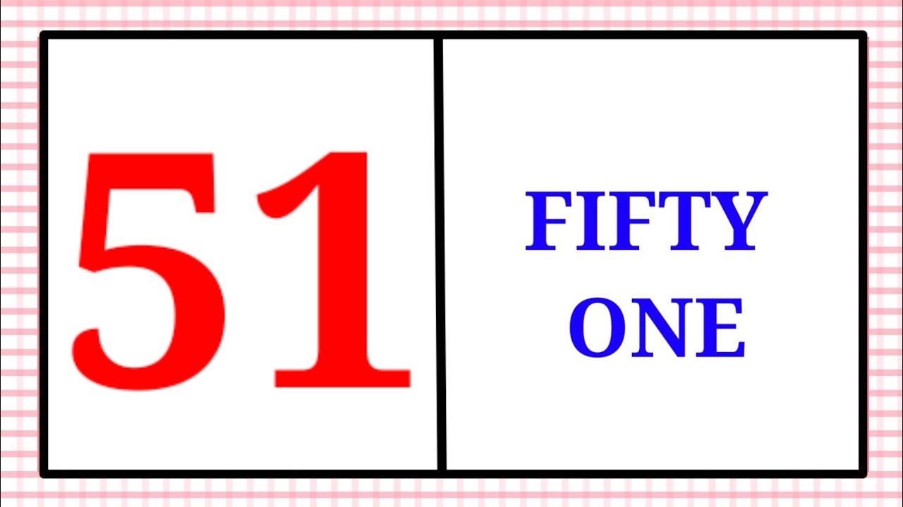 counting 51 to 60, fifty one of sixty, number Names, lkg ukg class ...
