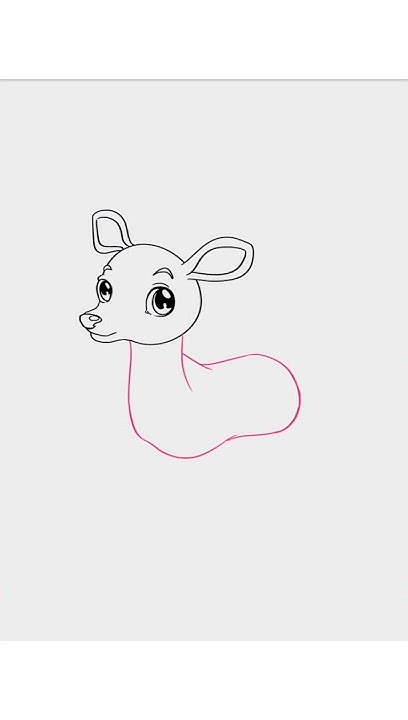 #shorts How to draw a fawn step by step. - YouTube