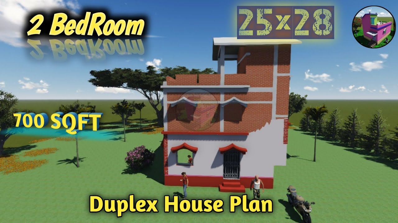 20x35 House plan || 77 Gaj | 700 sqft || 20*35 house plan 3d || 20 by ...