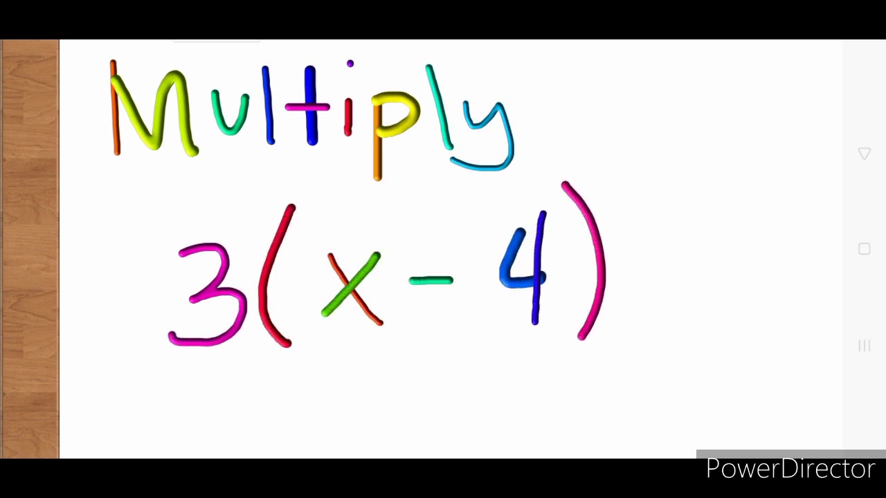 How to Multiply 3(x - 4) - YouTube
