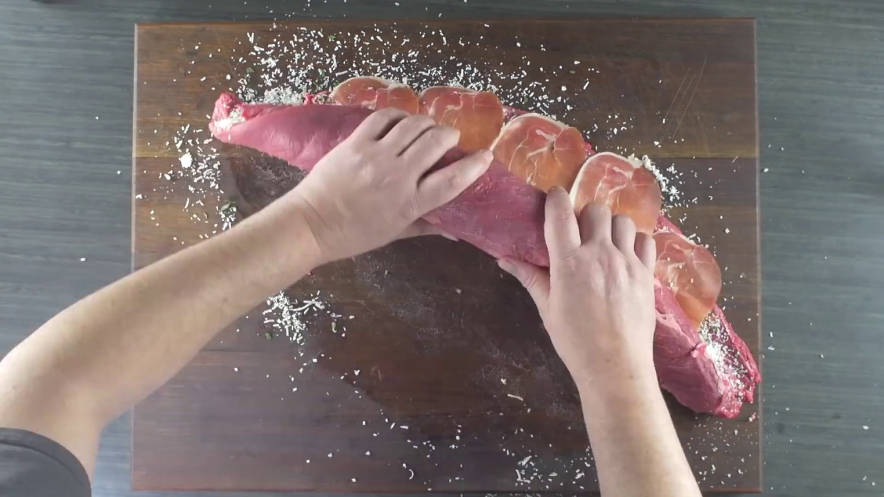 Grilled Beef Tenderloin Roulade | GrillGrates - YouTube