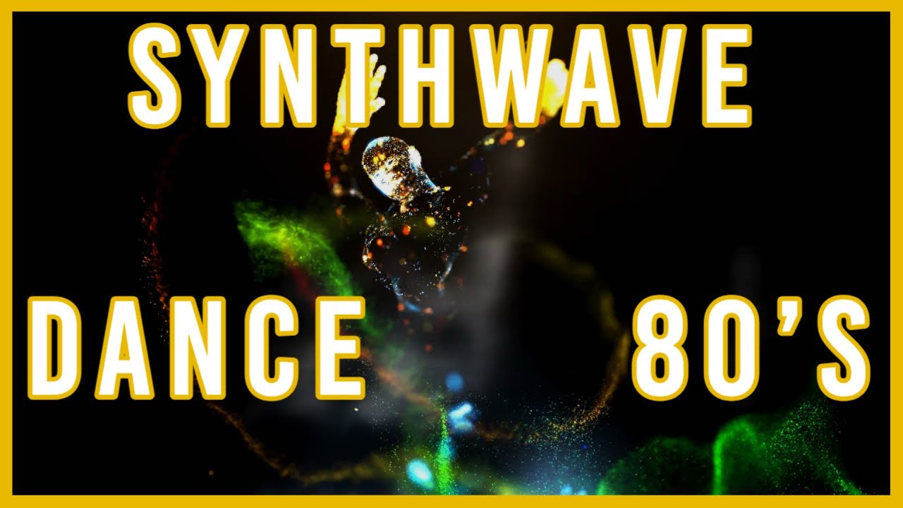 1980s Synthwave Dance mix retro synth dancing with neon 80s cyber ...