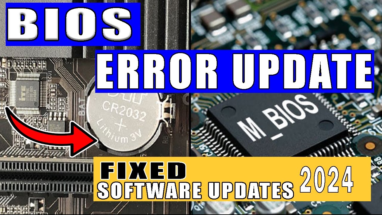 BIOS Error Update | FIX SOFTWARE UPDATE ERROR 2024 - YouTube