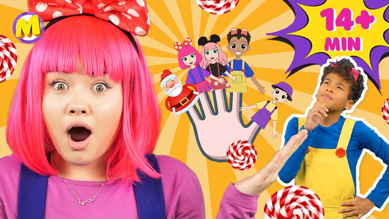 FINGER FAMILY compilation! | 14 minutes Kids Songs | Millimone - YouTube