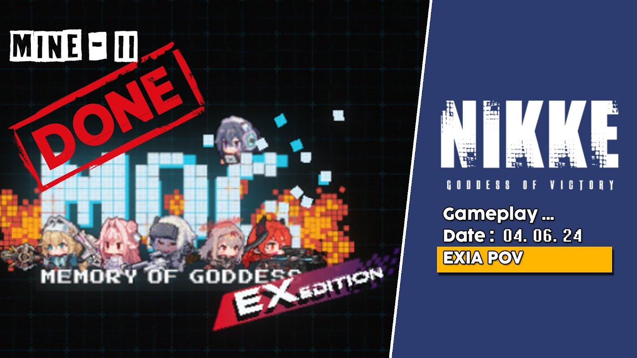 Mini Game MOG EX [Stage Mine II] EXIA - GODDESS OF VICTORY: NIKKE ...