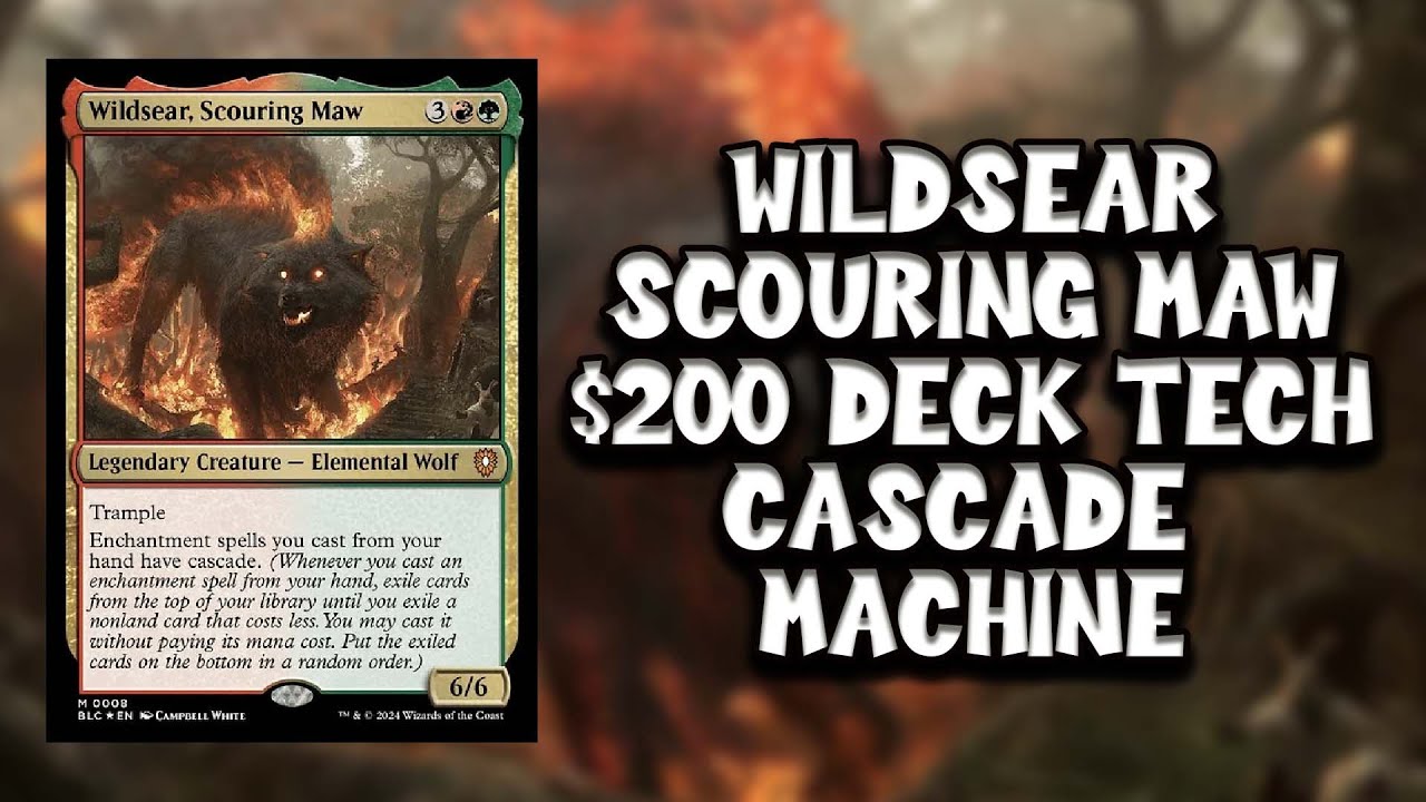 Wildsear, Scouring Maw $200 deck tech - YouTube