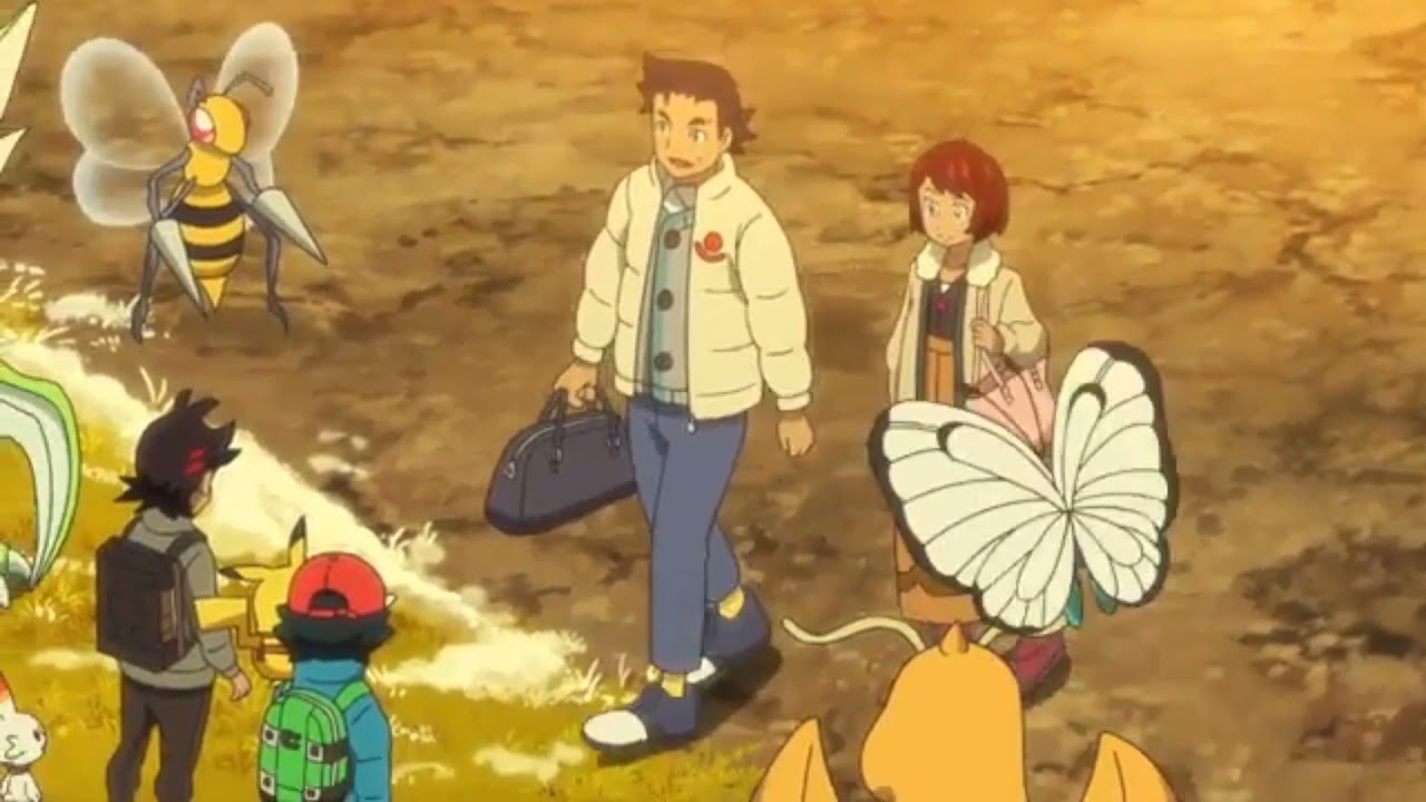 Pokemon Journeys Ash Meet's Goh's Parents - YouTube