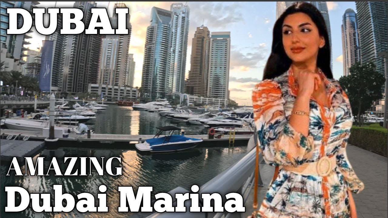 🔴 Dubai Live [ 4K ] Dubai Marina Walking Tour Is Amazing 🇦🇪 - YouTube