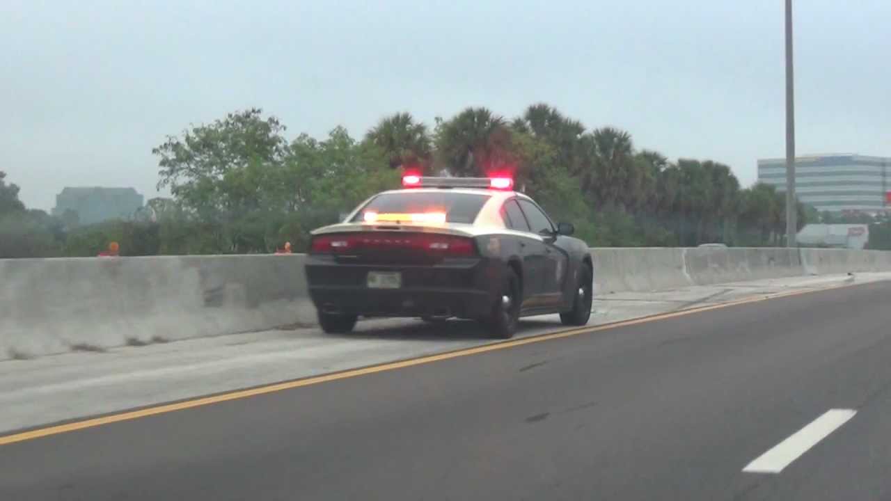 Florida Highway Patrol Car With New LED Light System - YouTube