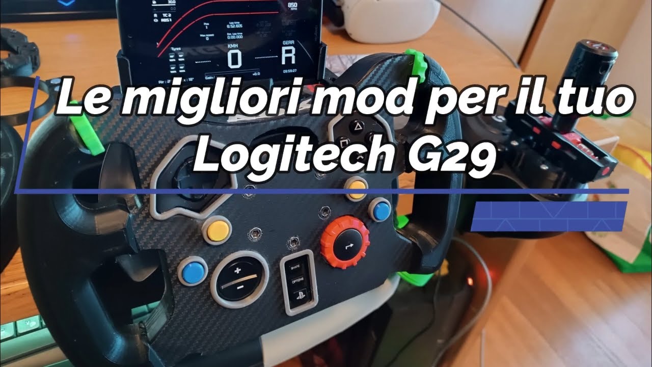 Le migliori Mod adds-on per il tuo Logitech G29!! - YouTube