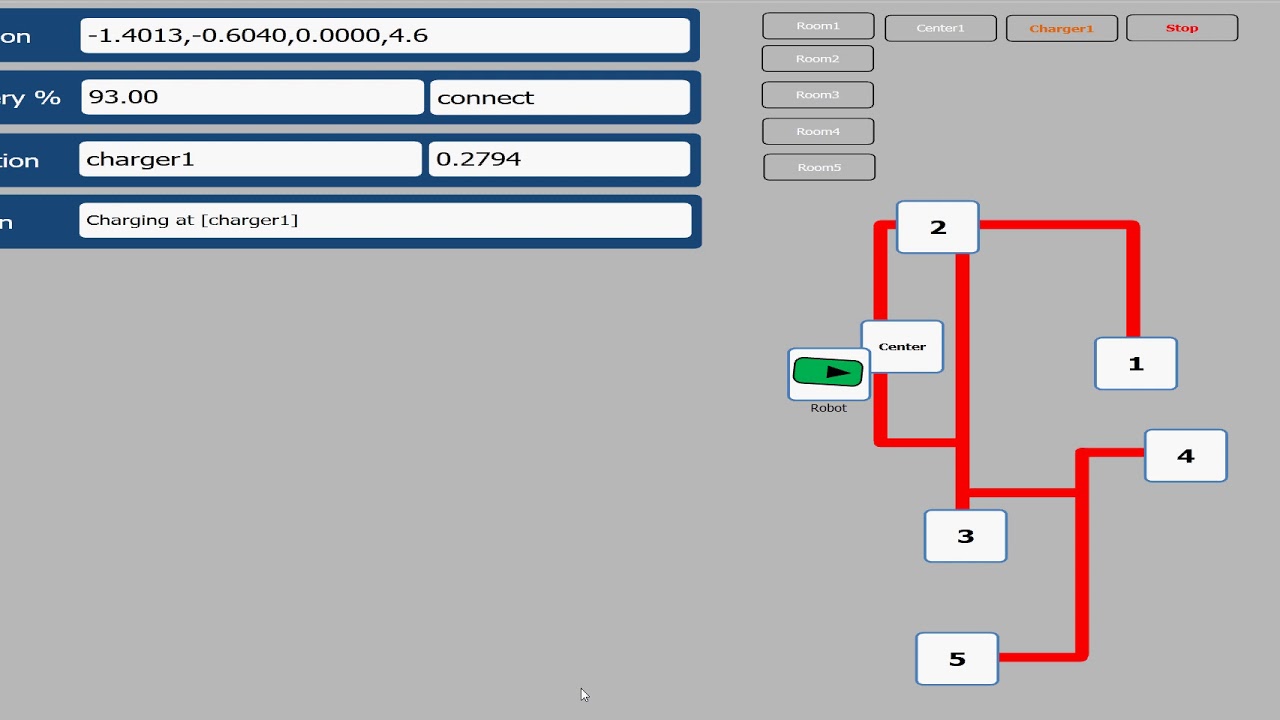 Mooe Robot with AIWeb Silverlight , Go to Charger - YouTube