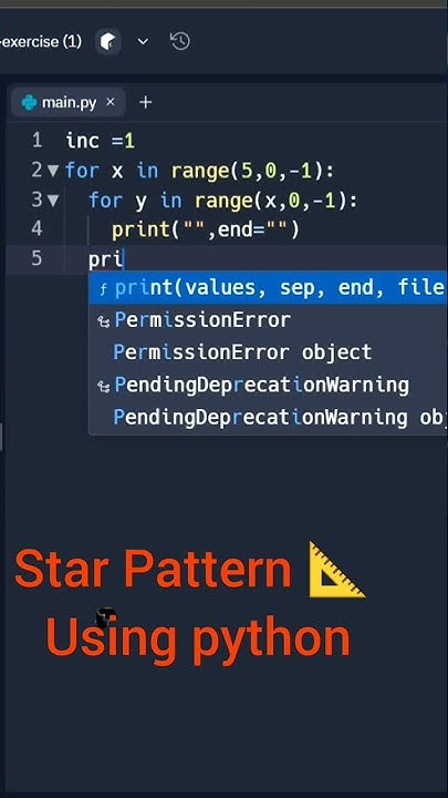 Star_Pattern_using_Python_Code_#pythonprogramming #trending #ytshorts #shorts #coding #viral ...