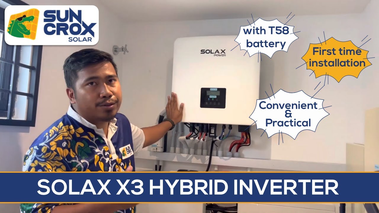 SOLAX X3 HYBRID INVERTER AND T58 BATTERY Big house equipped with hybrid ...