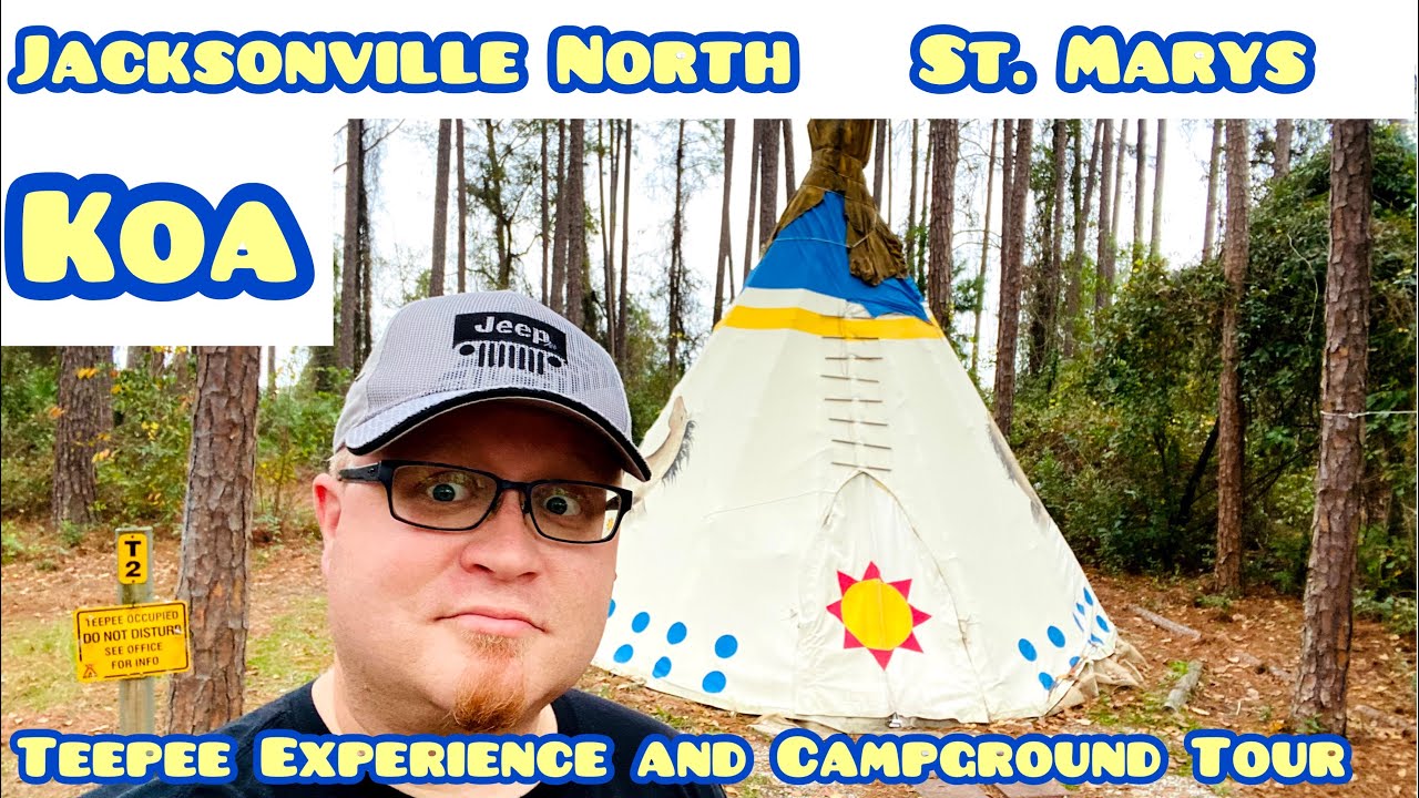 KOA Teepee Camping and Campground Tour | Jacksonville North St. Marys ...
