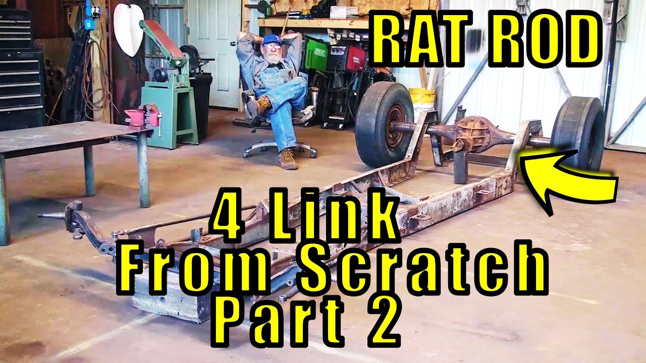 47 Ford Truck Rat Rod - Triangulated 4 Link From Scratch Part 2 - YouTube