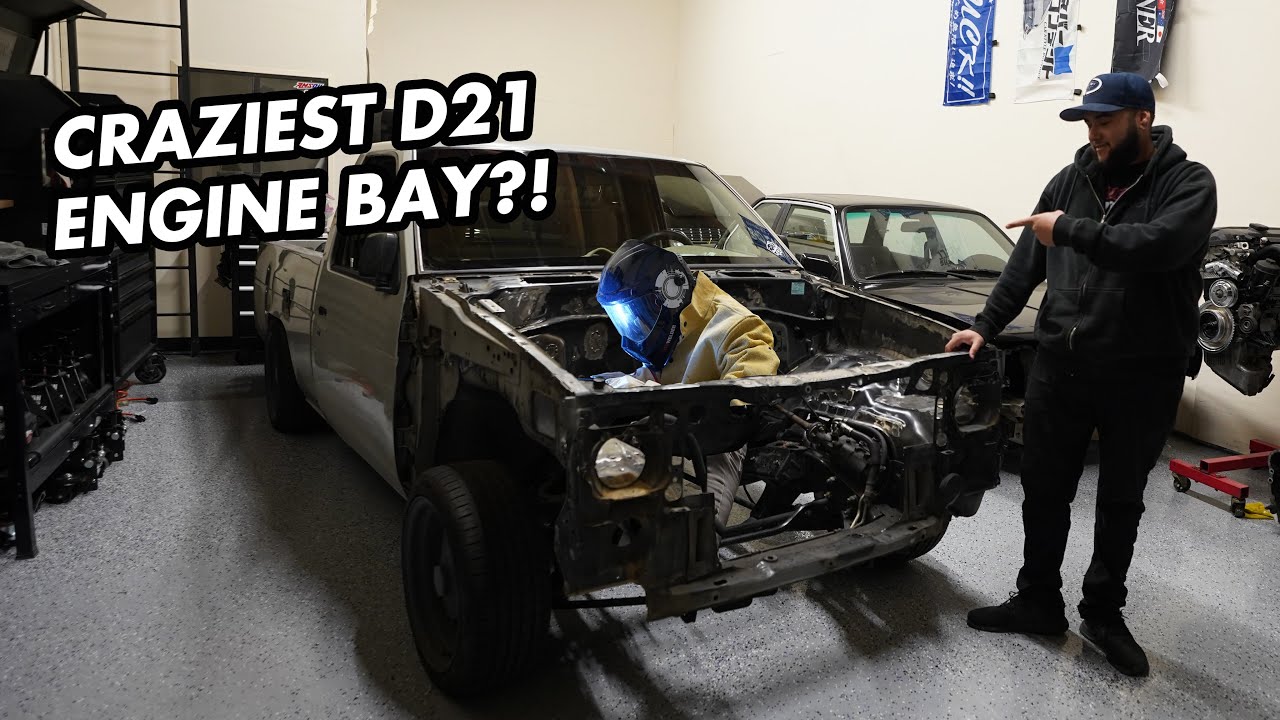 Finishing the Last Bits of the TURBO Nissan Hardbody Bay Shave! - YouTube