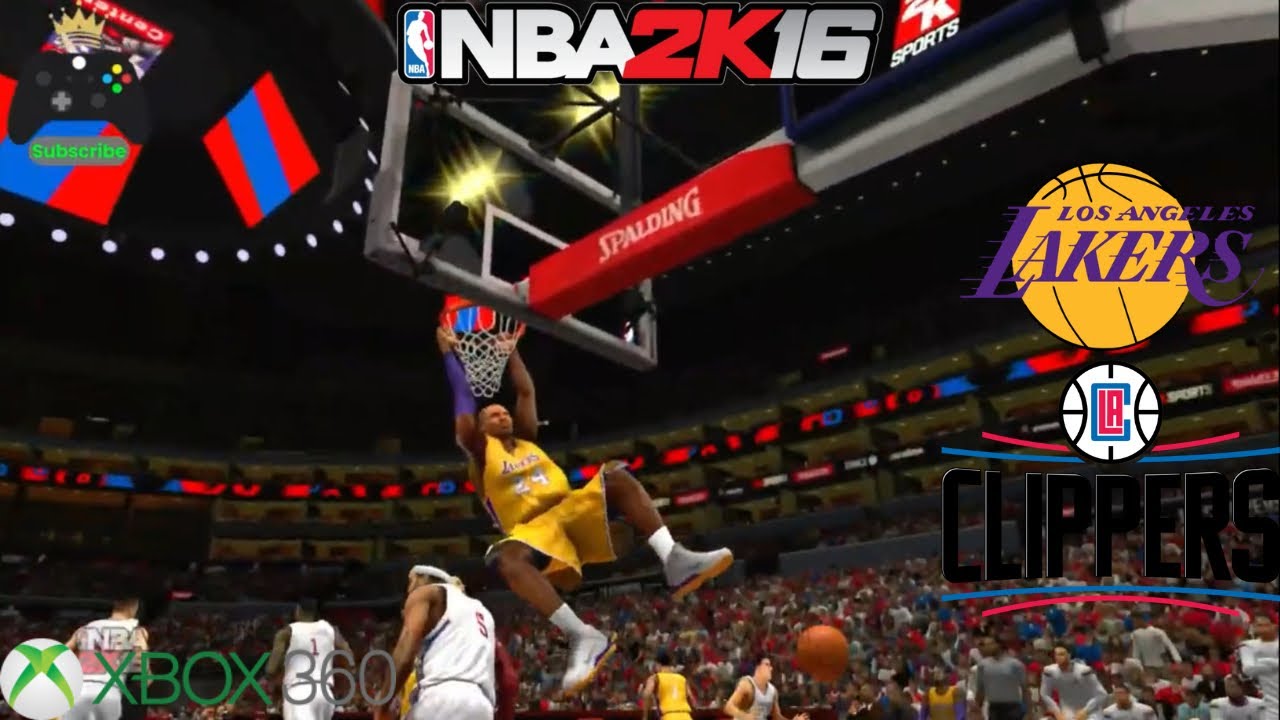 NBA 2K16 Xbox 360: Lakers VS Clippers: Top LA Team Battle [2025] - YouTube