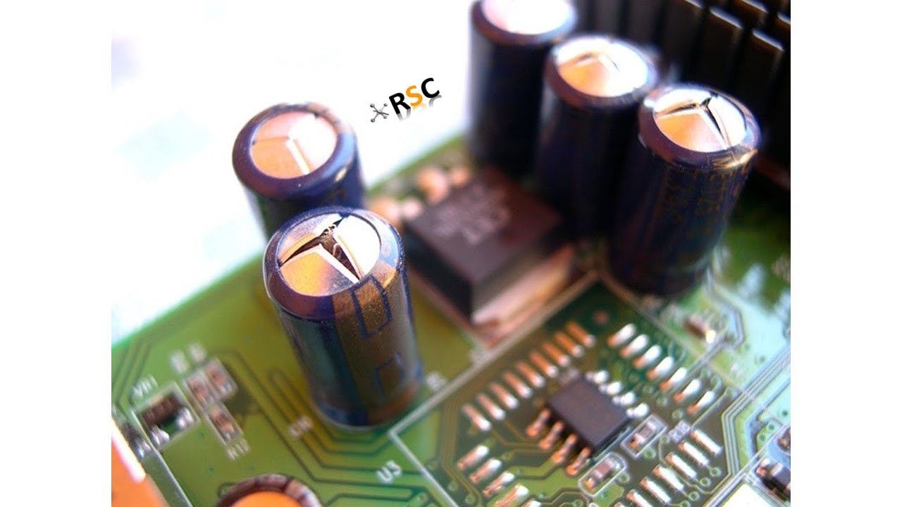 CAPACITORES DAÑADOS Y SUS SÍNTOMAS - YouTube