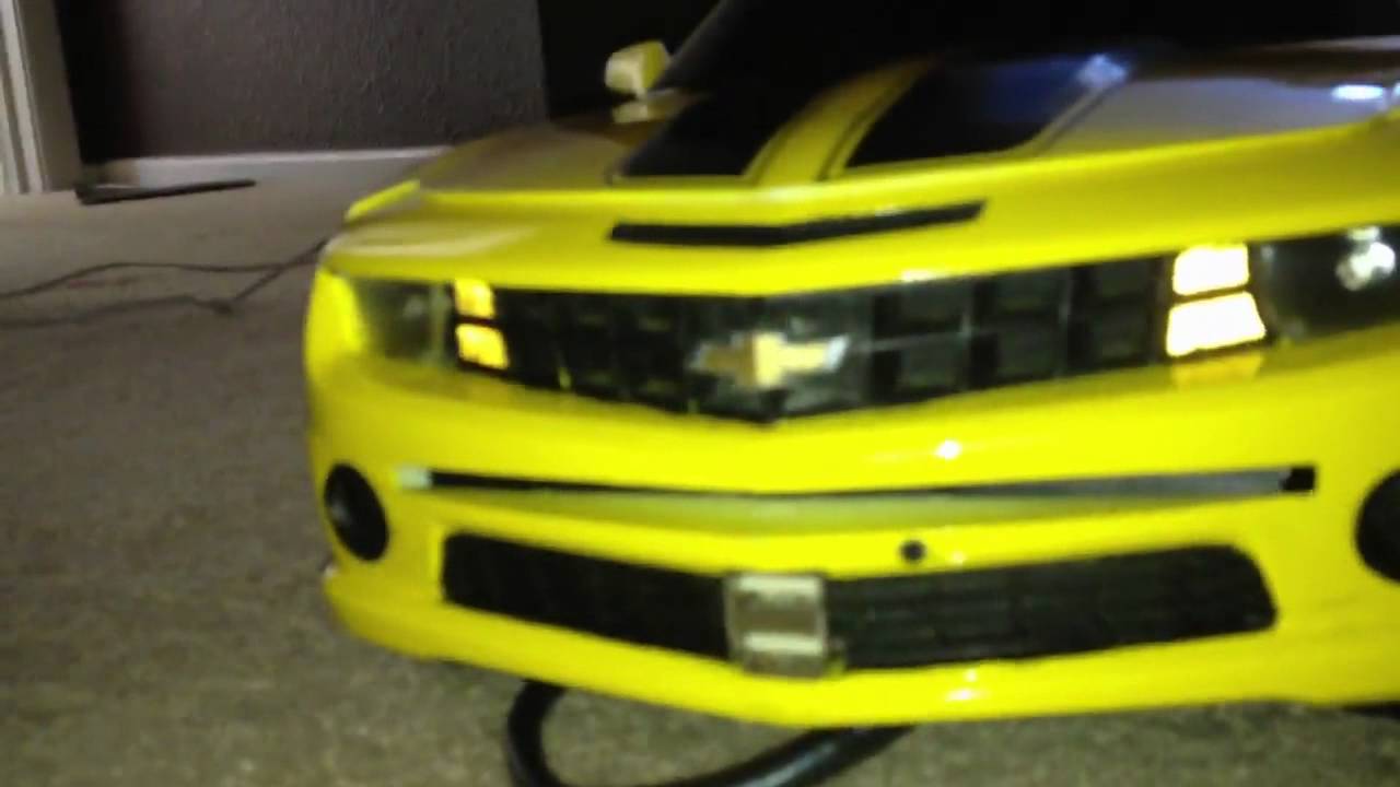2012 Camaro Yellow PC rides computer Mini ITX Carputer - YouTube
