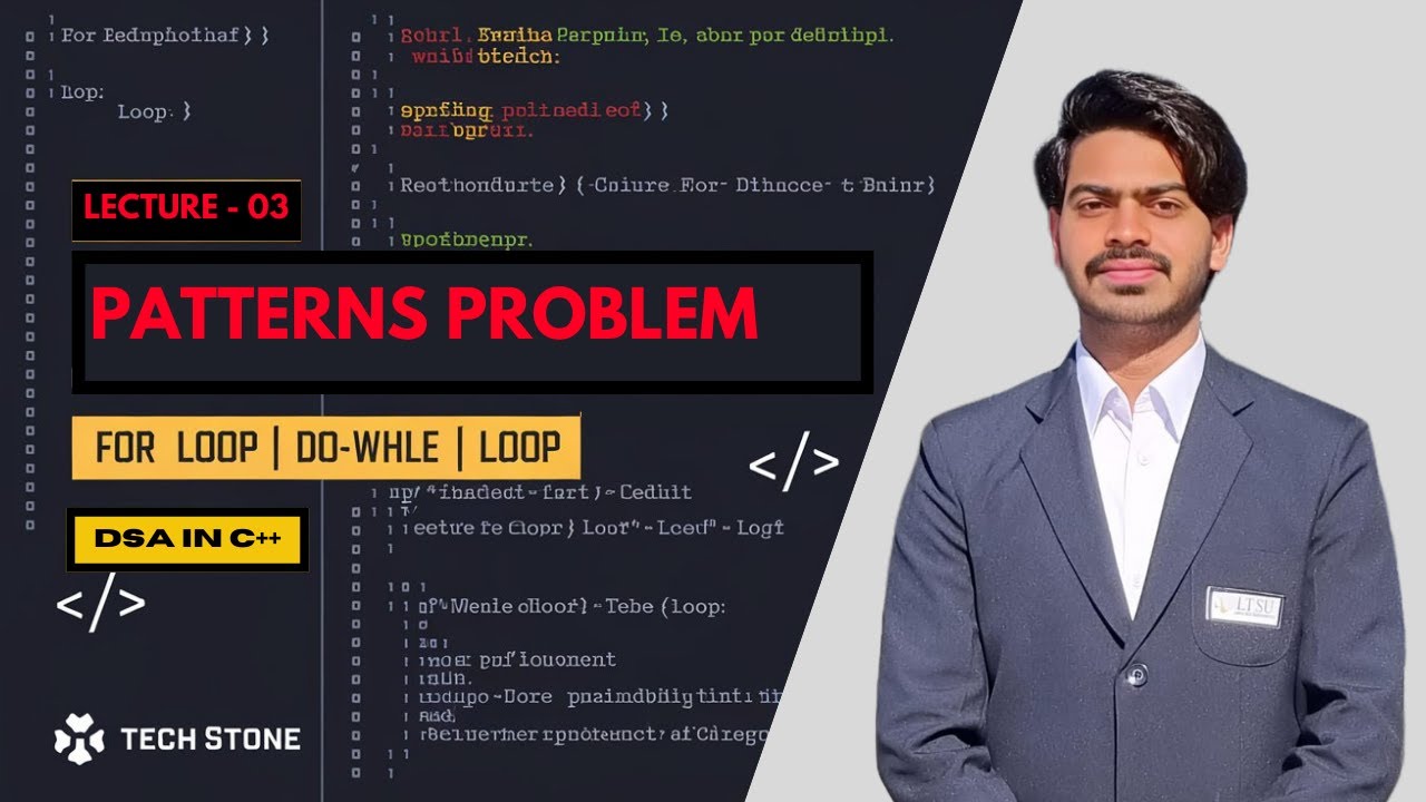 DSA | Lec - 03 | patterns Problem | Print Rectangle | by vaibhav singh - YouTube