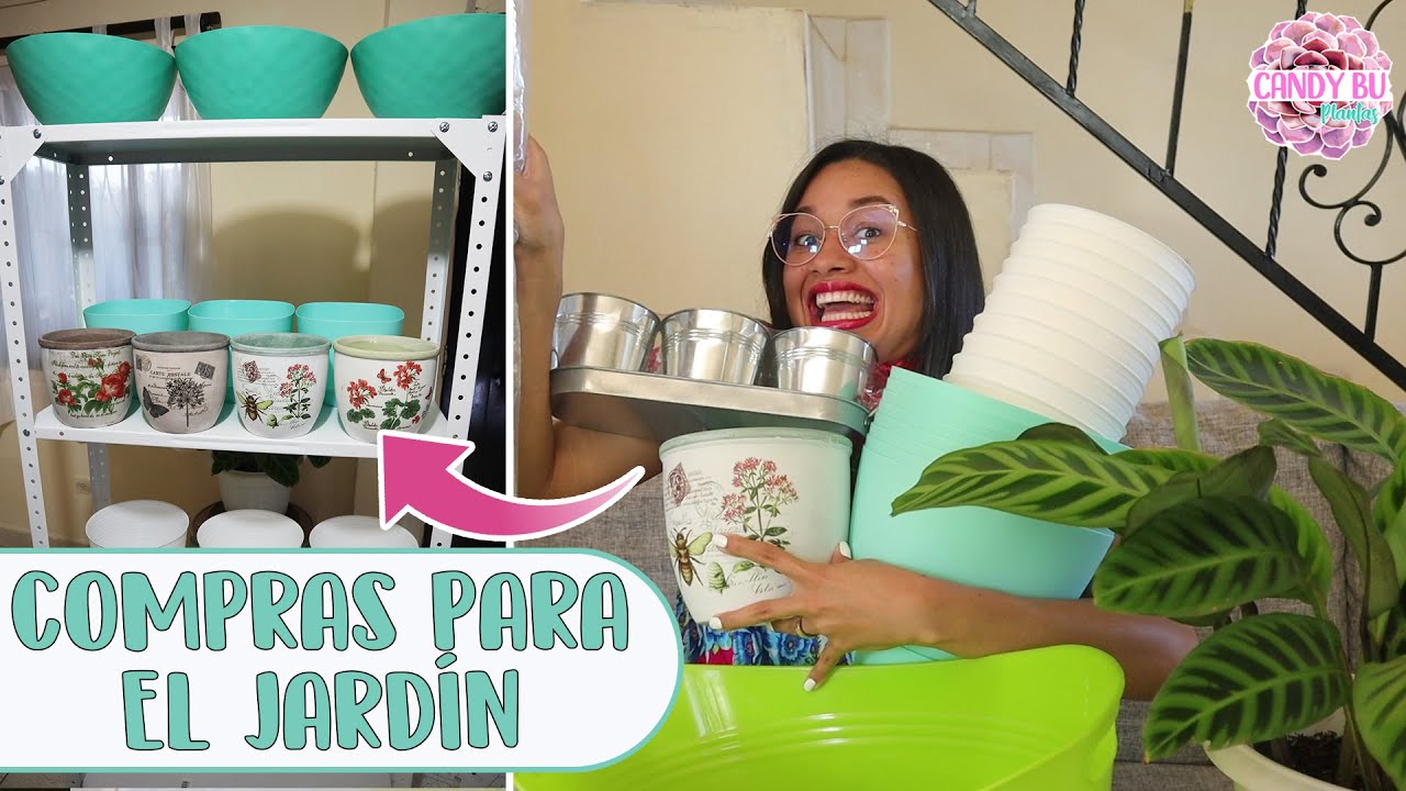 COMPRÉ NUEVOS ESTANTES Y MATERAS PARA LAS SUCULENTAS│Candy Bu - YouTube