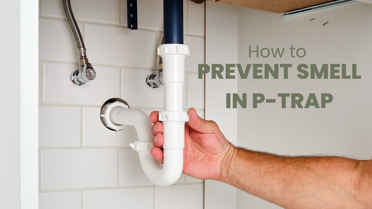 How To Prevent Smell In P-Trap - YouTube