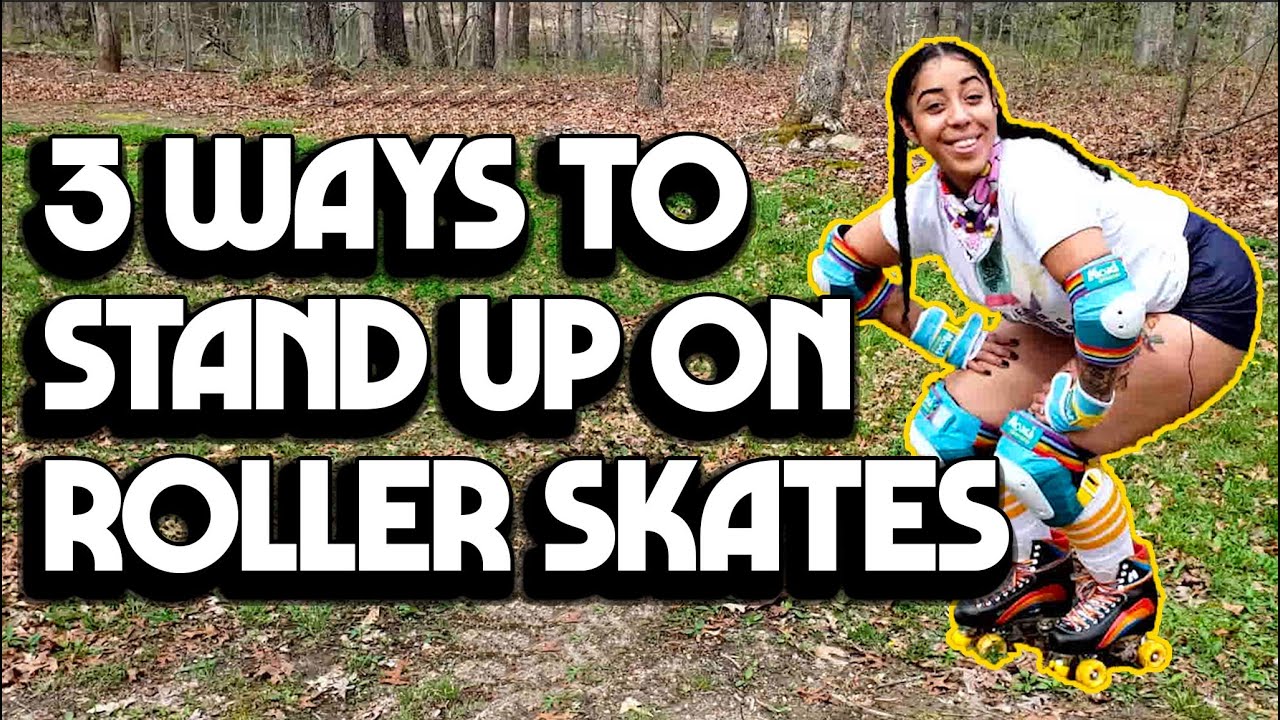 How to Stand Up on Roller Skates - YouTube