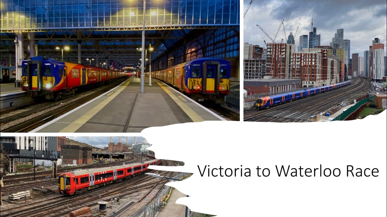 London Victoria to London Waterloo race - YouTube