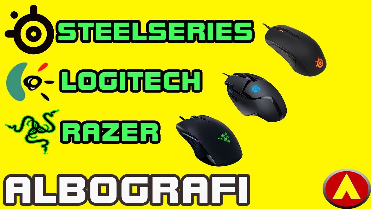 SteelSeries Logitech Razzer Mice - All new - YouTube