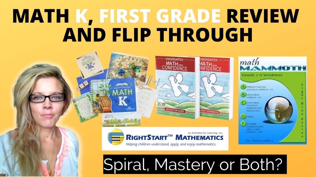First Grade Mastery or Spiral Math Comparison, Homeschooling Curriculum ...