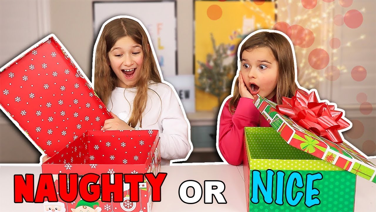 NAUGHTY vs. NICE Christmas Present Challenge!!! | JKrew - YouTube