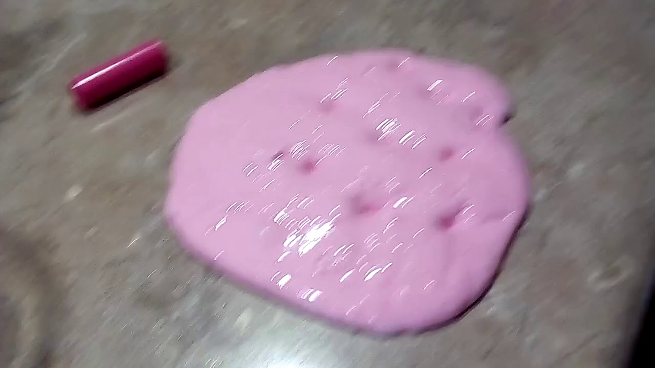 Satisfying Rose slime - YouTube