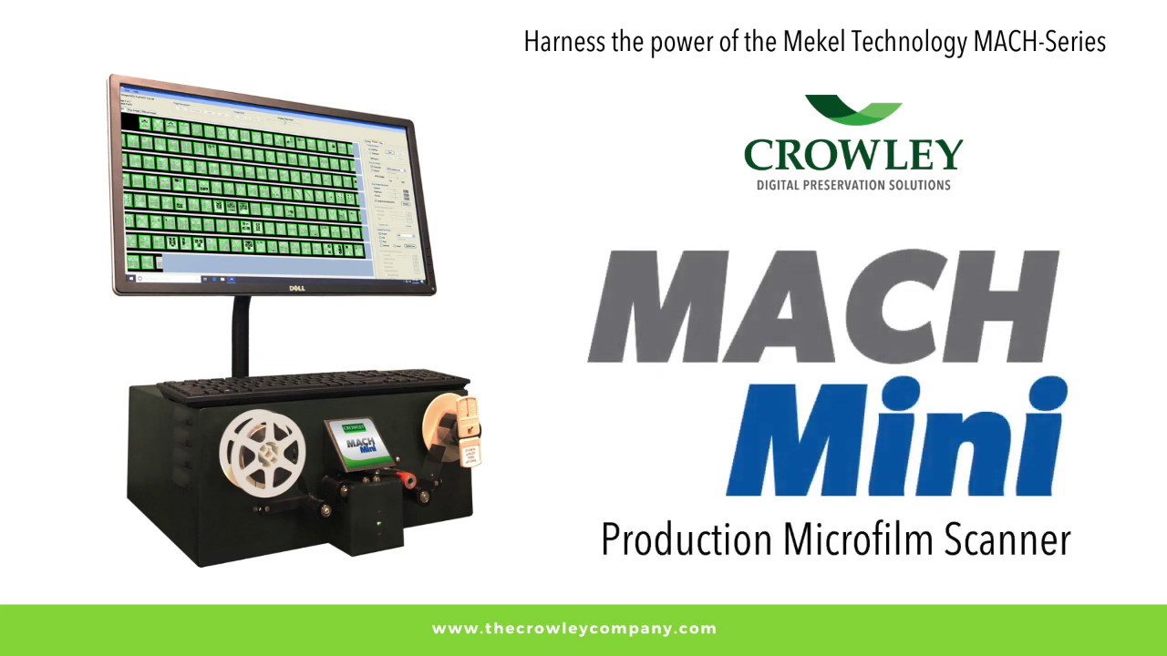 MACH Mini Production Microfilm Scanner - YouTube