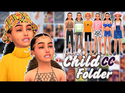The Sims 4|| Child CC Folder || Sim & CC Folder Download - YouTube
