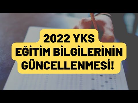 2022 YKS EĞİTİM BİLGİLERİ GÜNCELLEME İŞLEMİ NASIL YAPILIR ADIM ADIM UYGULAMALI ANLATIM #yks #2022yks