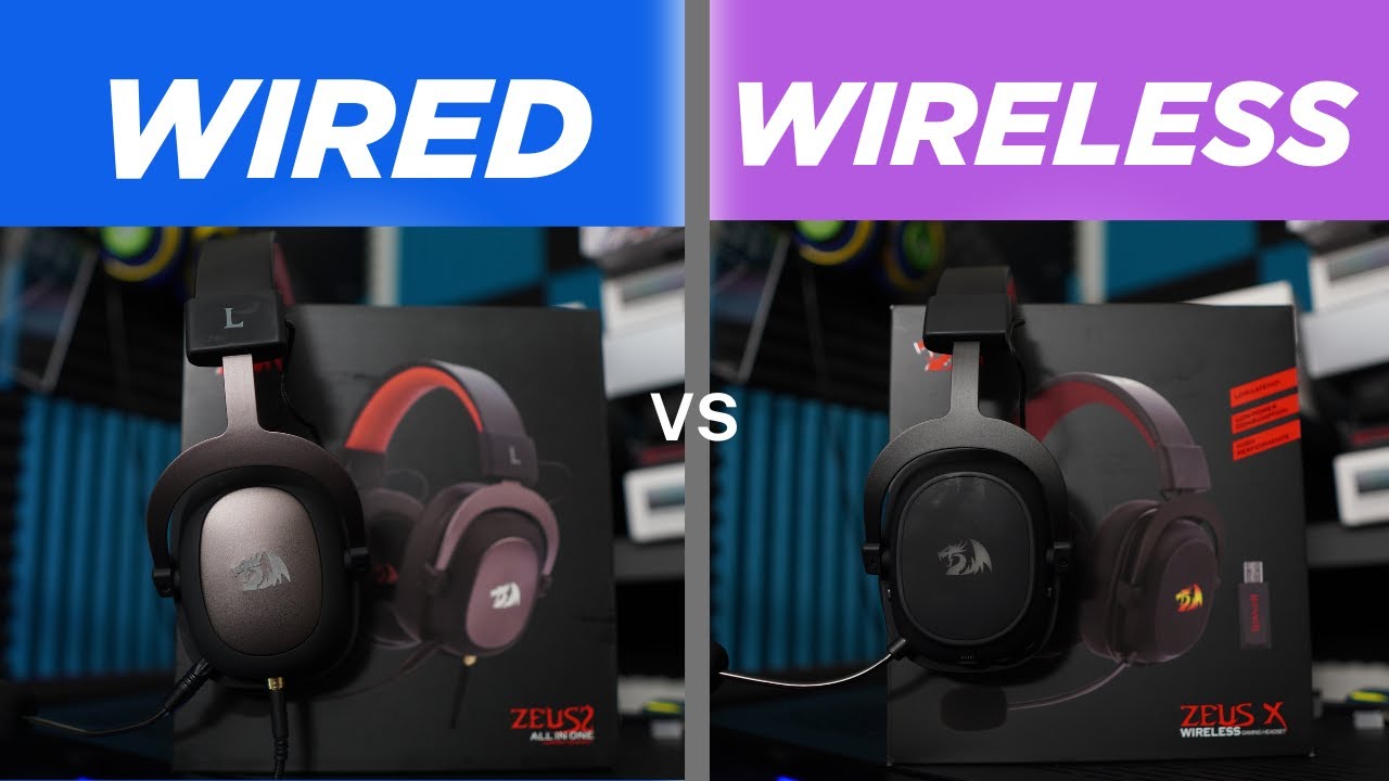 Redragon H510 Zeus and Zeus X Wireless | Wired vs Wireless Gaming ...