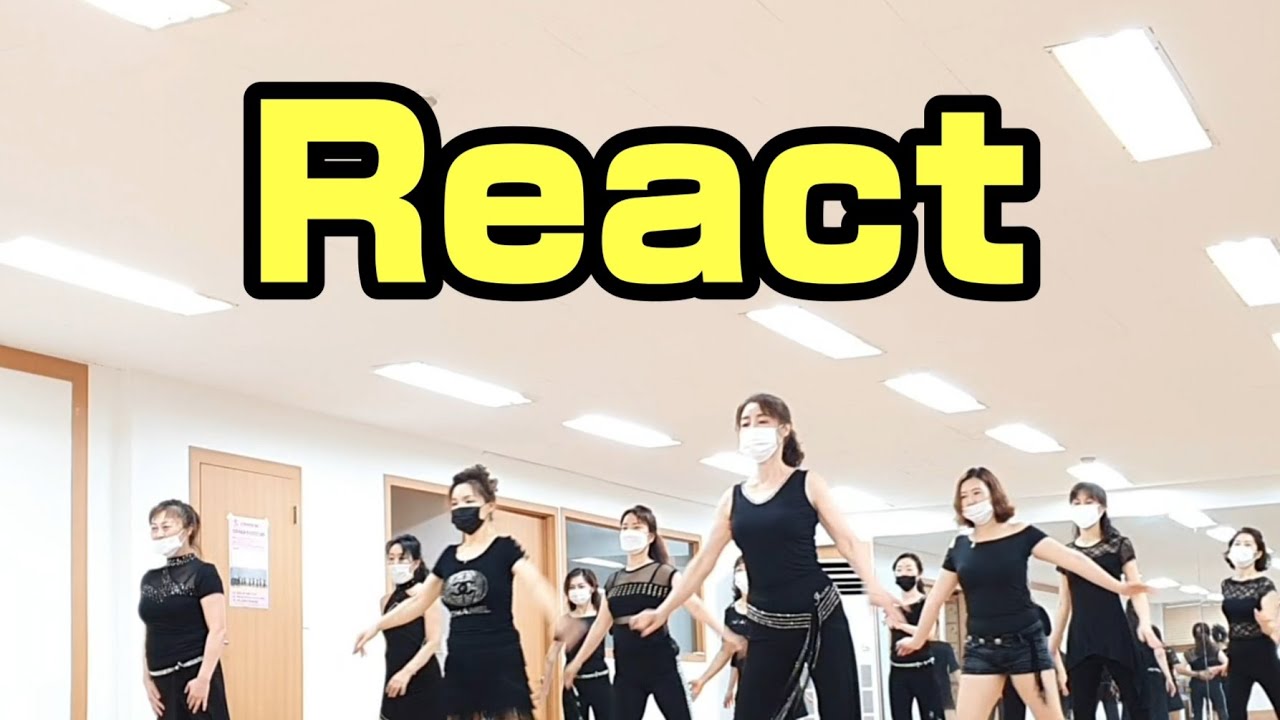 React - Line Dance (Intermediate Level) - YouTube