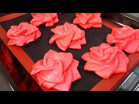 Misafirleriniz hayran kalacak! Kızıl gül poğaca tarifi! Pamuk gibi!