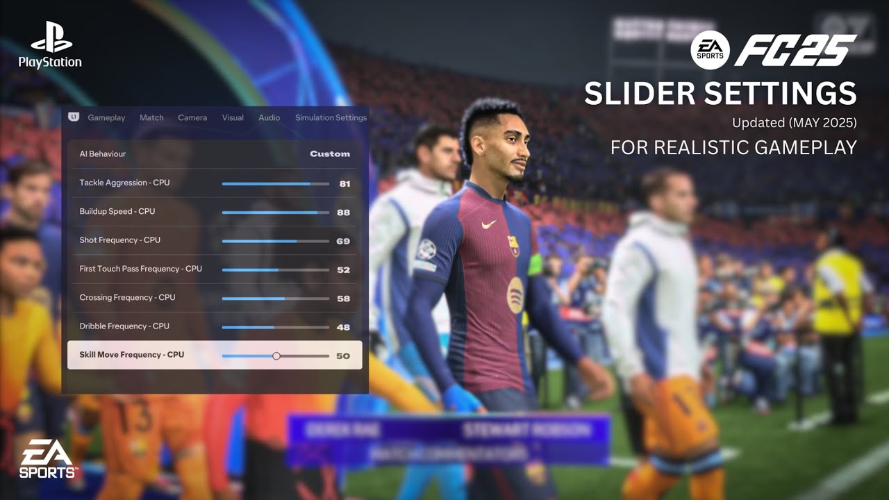 MAKE EA FC25 REALISTIC NOW - BEST SLIDER SETTINGS (May 2025)| PS5™ XBOX ...