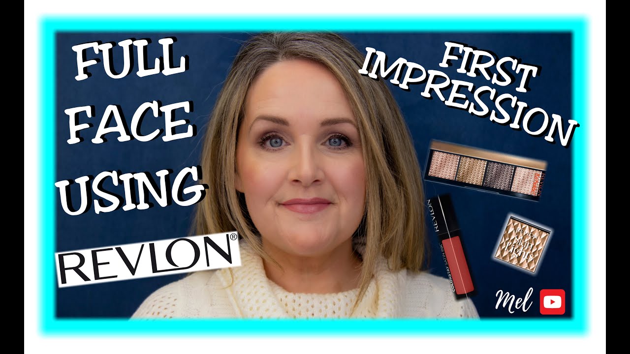 FULL FACE REVLON DRUGSTORE MAKEUP TUTORIAL | FIRST IMPRESSIONS - YouTube