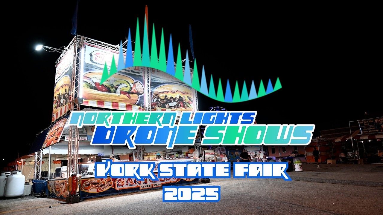 York, PA State Fair Drone Show | Northern Lights Drone Shows - YouTube