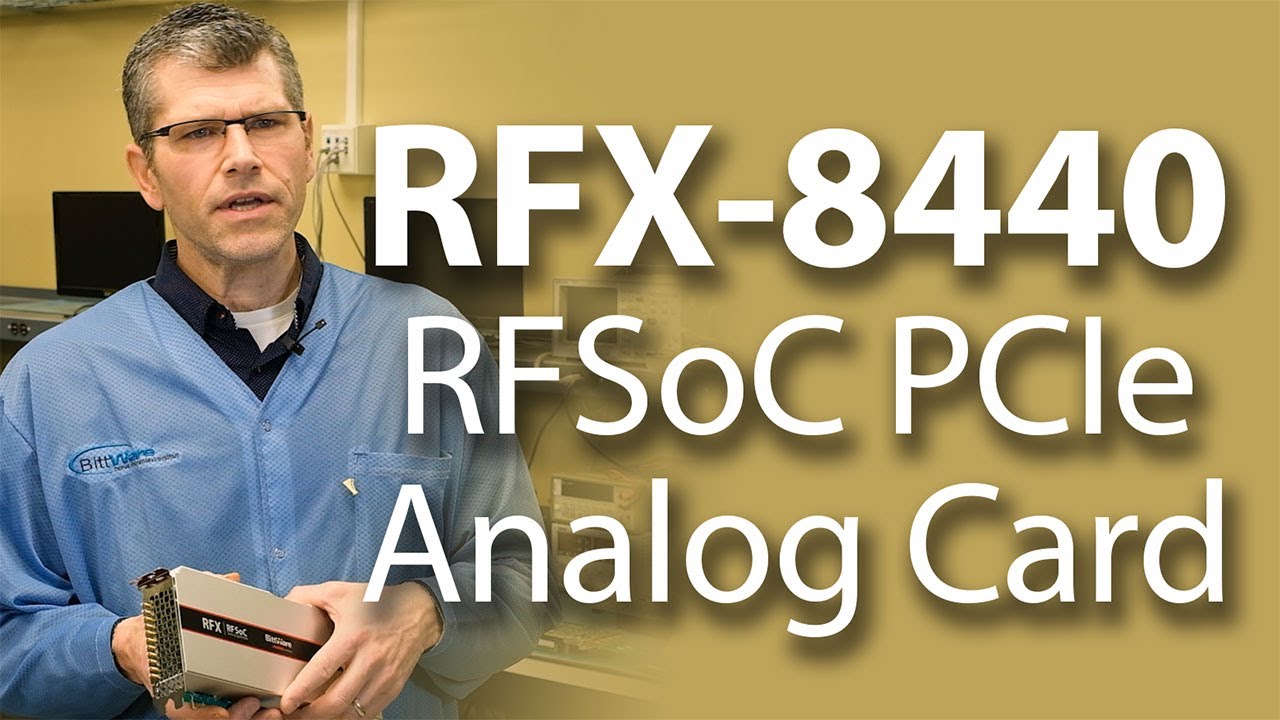 Intro to RFX-8440 PCIe Data Acquisition Card with Xilinx RFSoC - YouTube